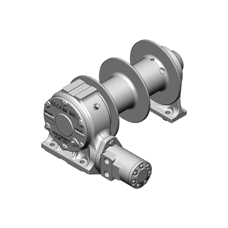 Series 1000 galvanized worm gear pulling winch | Bloom Manufacturing