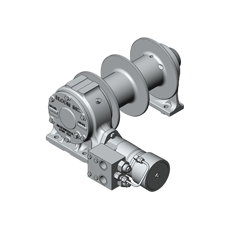Series 1000 galvanized worm gear pulling winch | Bloom Manufacturing