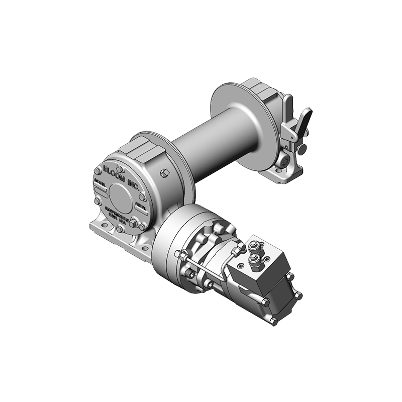 Series 1000 galvanized worm gear pulling winch | Bloom Manufacturing